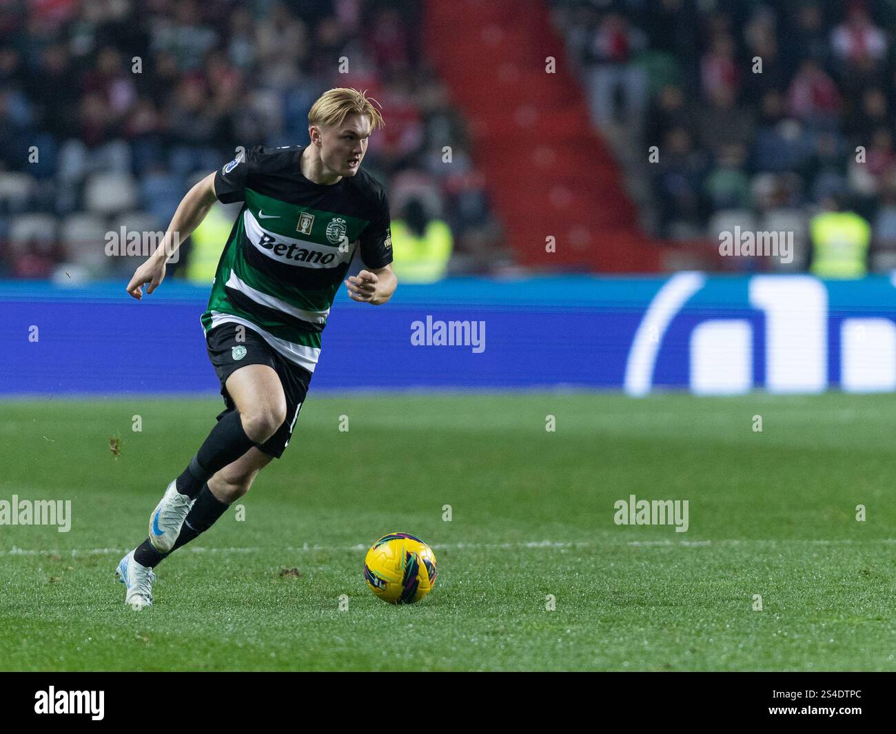 anuary 11, 2025. Leiria, Portugal. Sporting's forward from Denmark ...