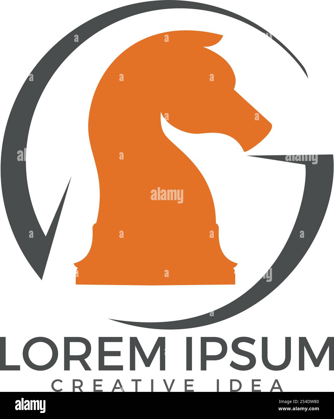 Chess logo for club or school. Sports and tournaments logo sign Stock ...