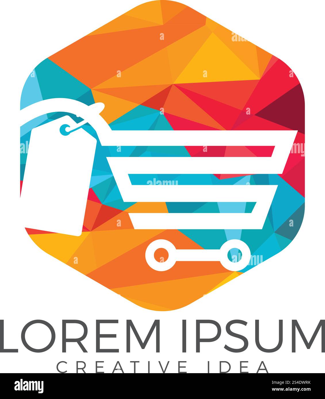 Shopping cart vector logo design. On-line shopping app icon Stock ...