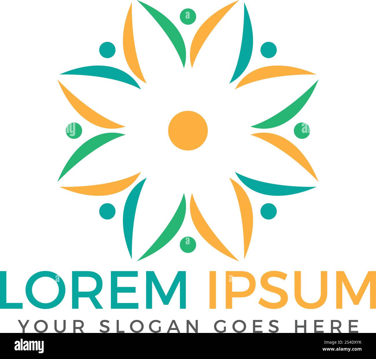 Human character vector logo concept illustration. People team and group ...