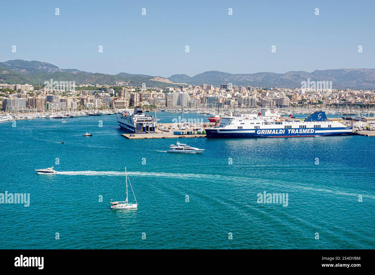 Palma de Mallorca Balearic Islands Spain,Port Bay de of,Mediterranean ...