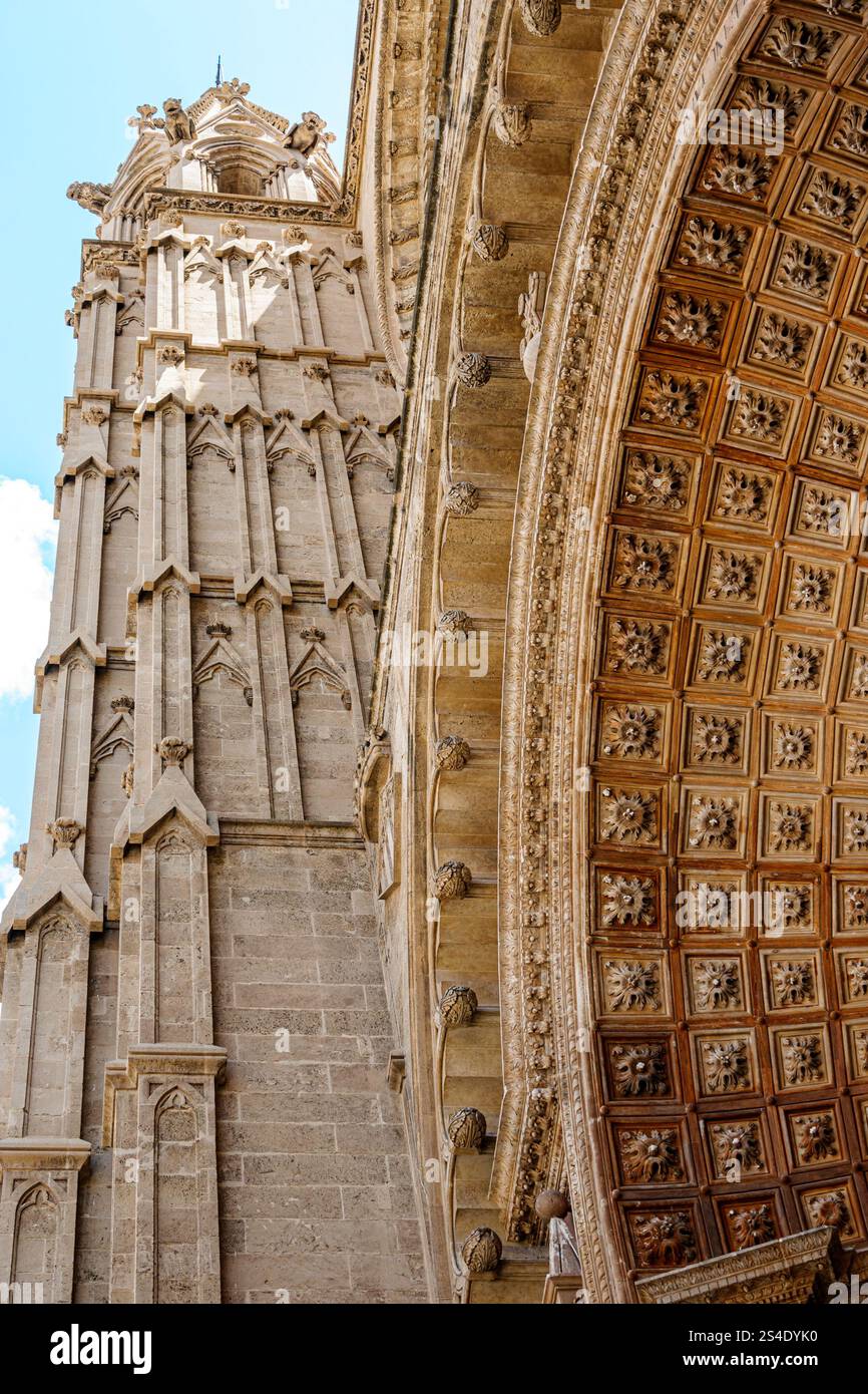 Palma de Mallorca Balearic Islands Spain,La Seu Gothic architecture ...