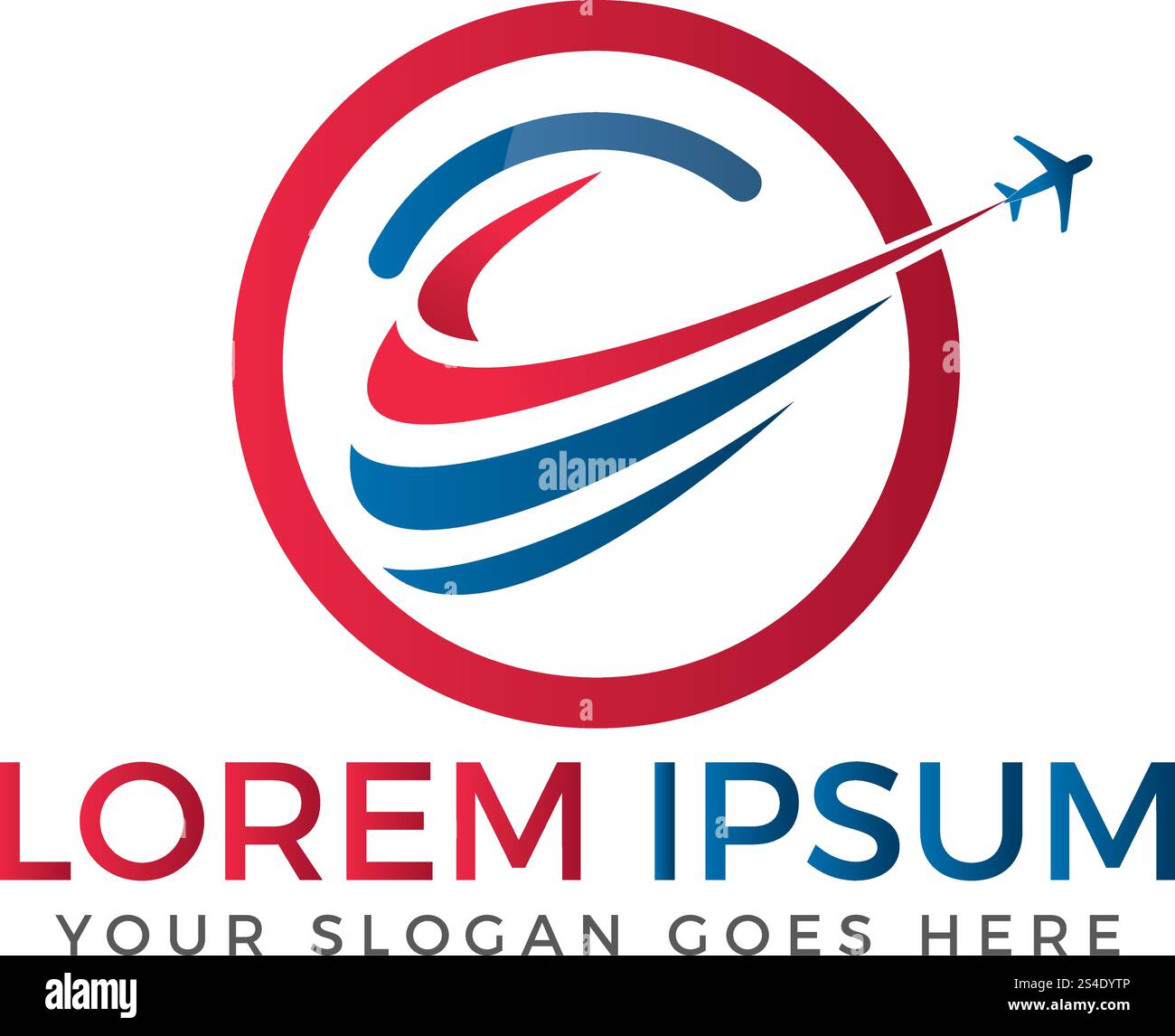 Airplane travel vector logo design. Airlines logo sign Stock Vector ...