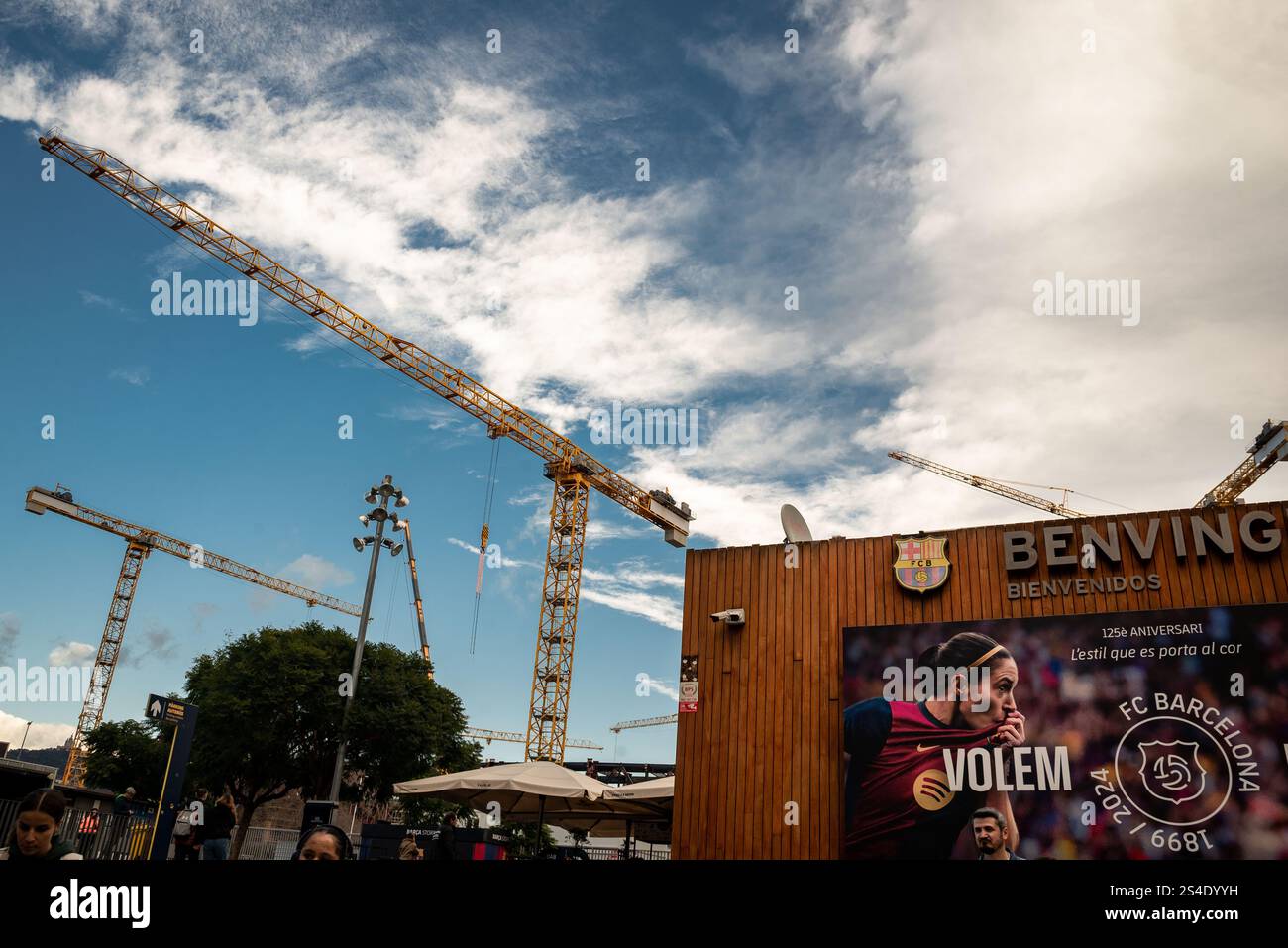 Spotify Camp Nou stadium renovation works in Barcelona, Spain ...