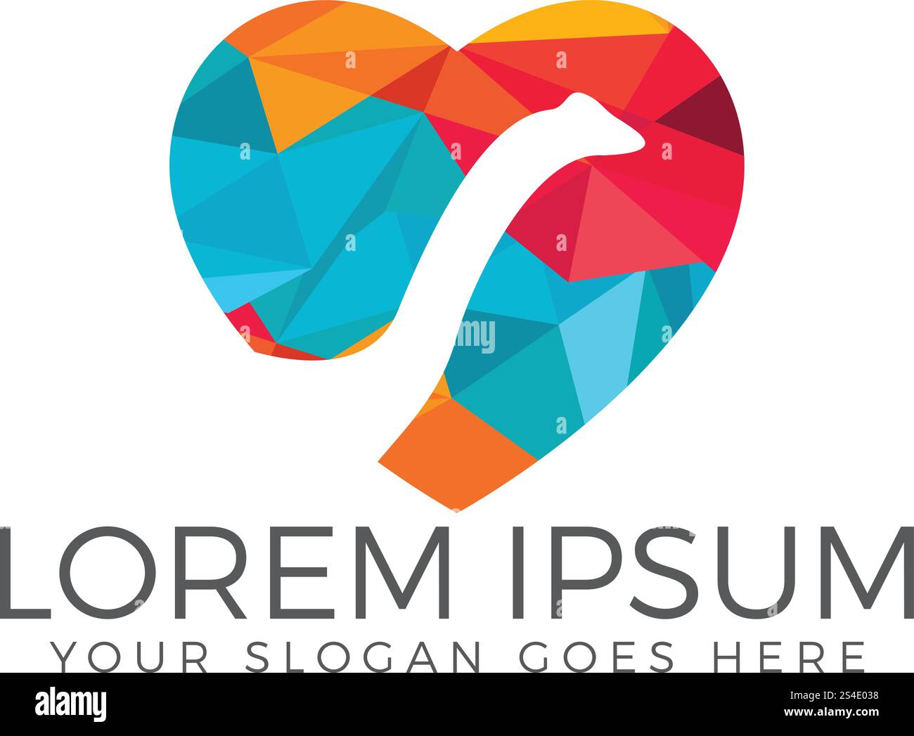 Dinosaur logo design. Creative logo design Stock Vector Image & Art - Alamy