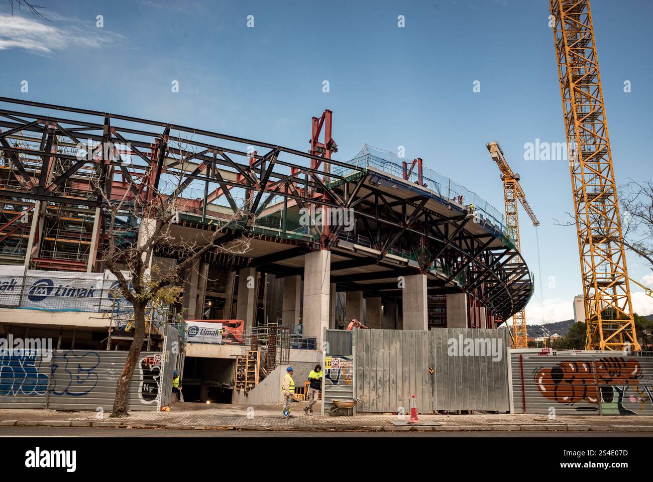 Spotify Camp Nou stadium renovation works in Barcelona, Spain ...
