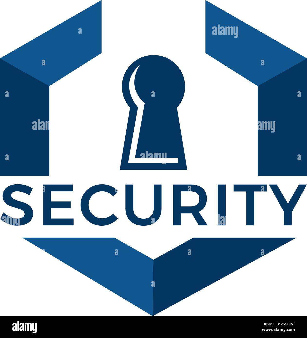 Creative abstract open lock logo. Security logo concept Stock Vector ...