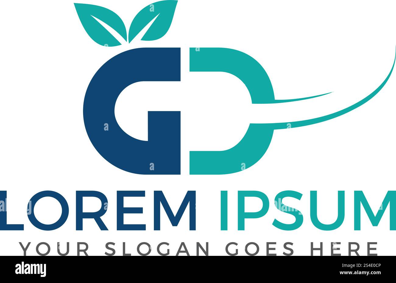 GD medical capsule shape vector logo design Stock Vector Image & Art ...