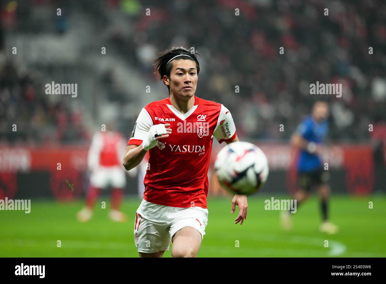 France. 11th Jan, 2025. 17 Keito NAKAMURA (sdr) during the Ligue 1 ...