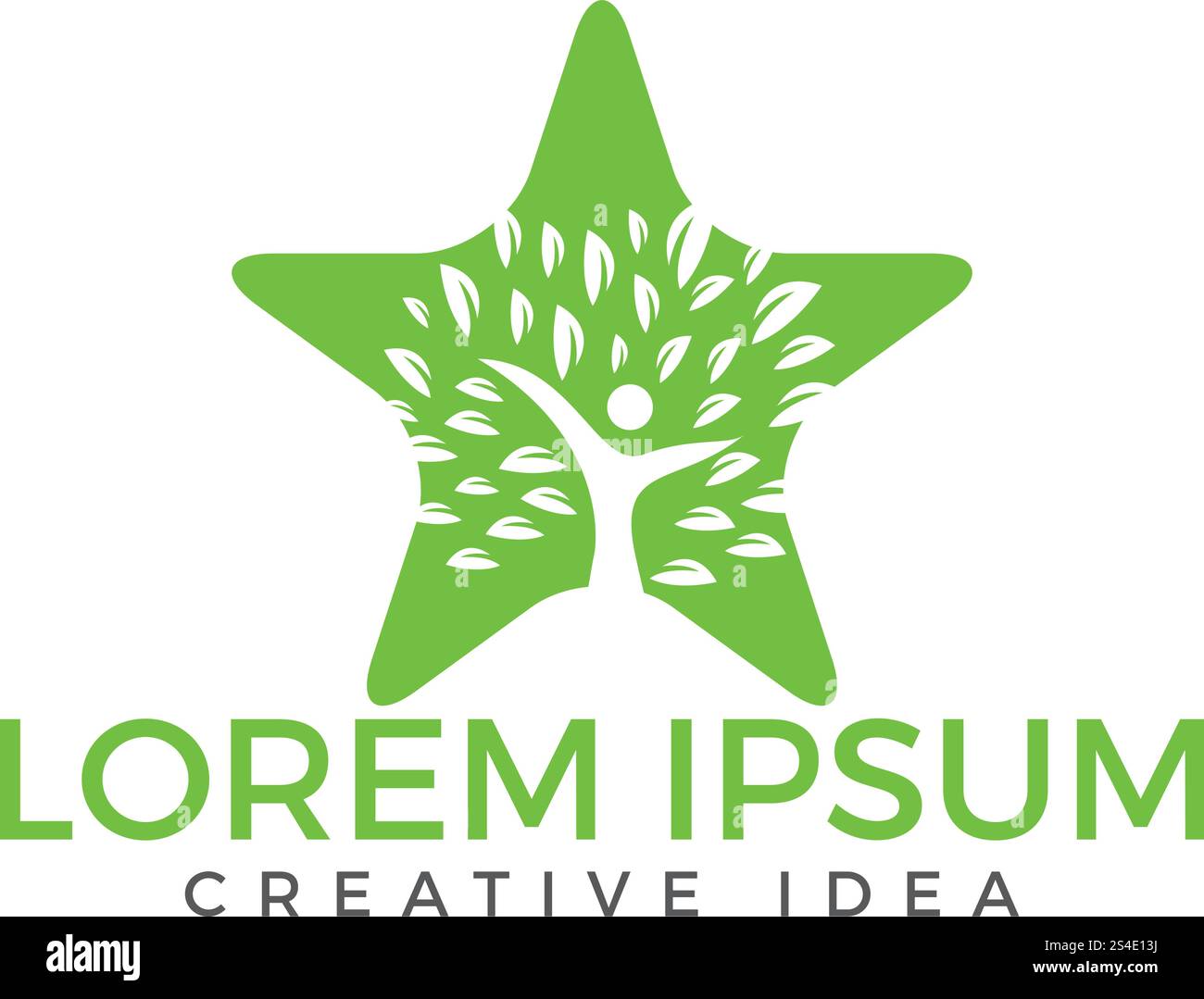 Holistic health logo design. Fitness and Wellness logo Stock Vector ...