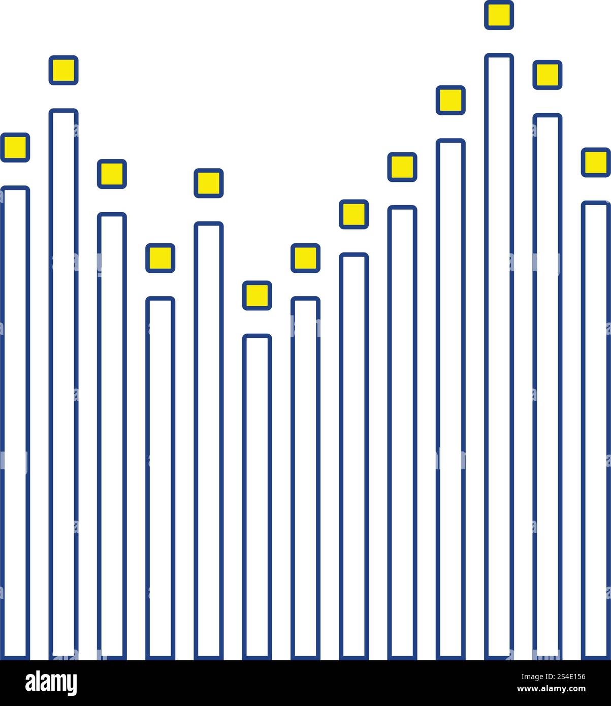 Graphic equalizer icon. Thin line design. Vector illustration Stock Vector Image & Art - Alamy