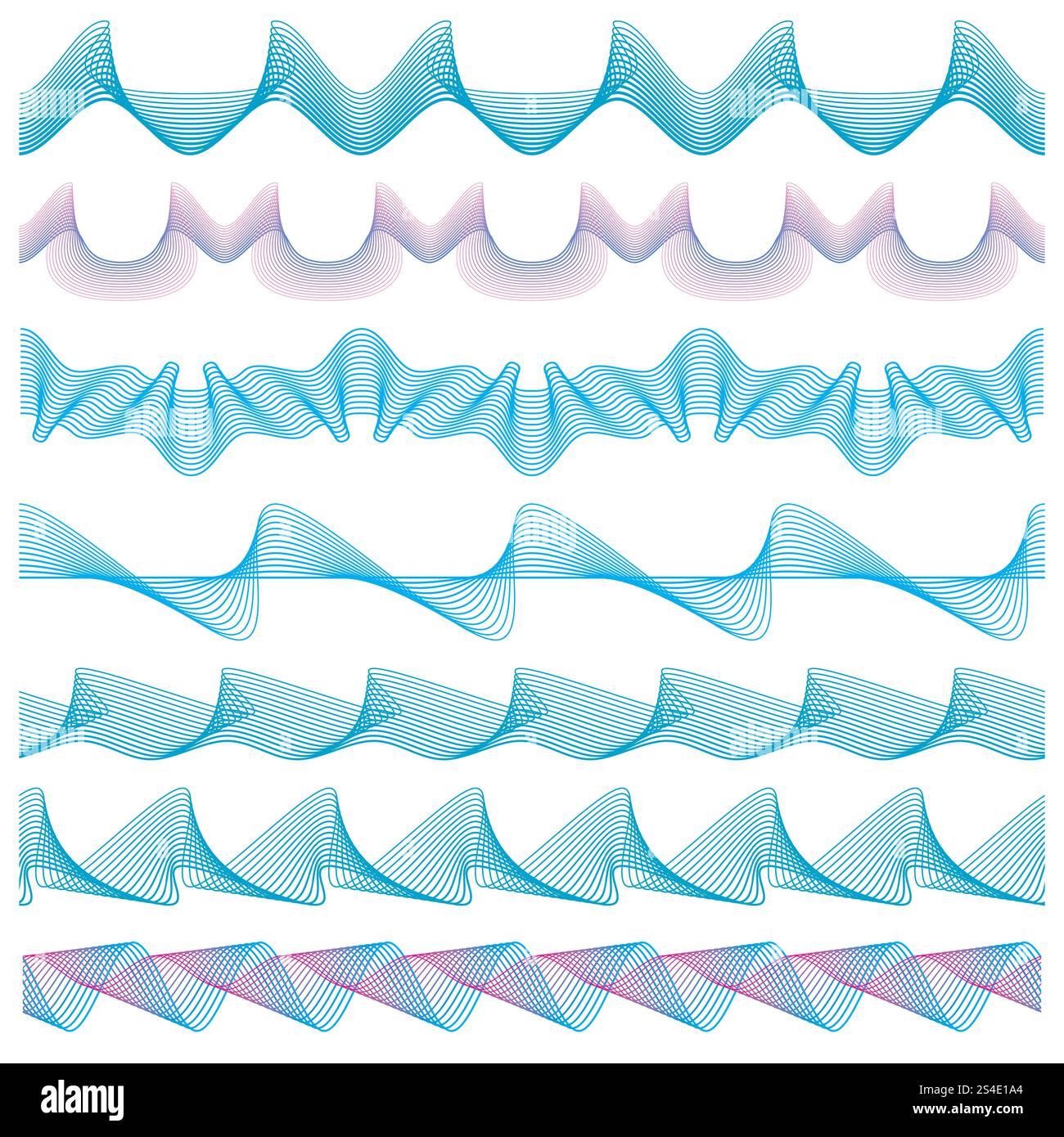 Currency pattern, seamless guilloche borders, complex bank watermark ...