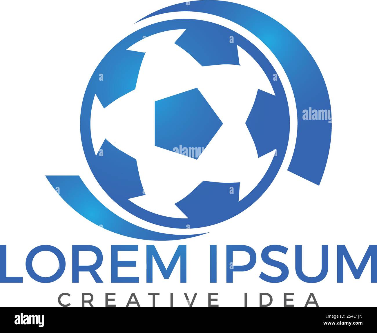 Soccer ball vector logo design Stock Vector Image & Art - Alamy