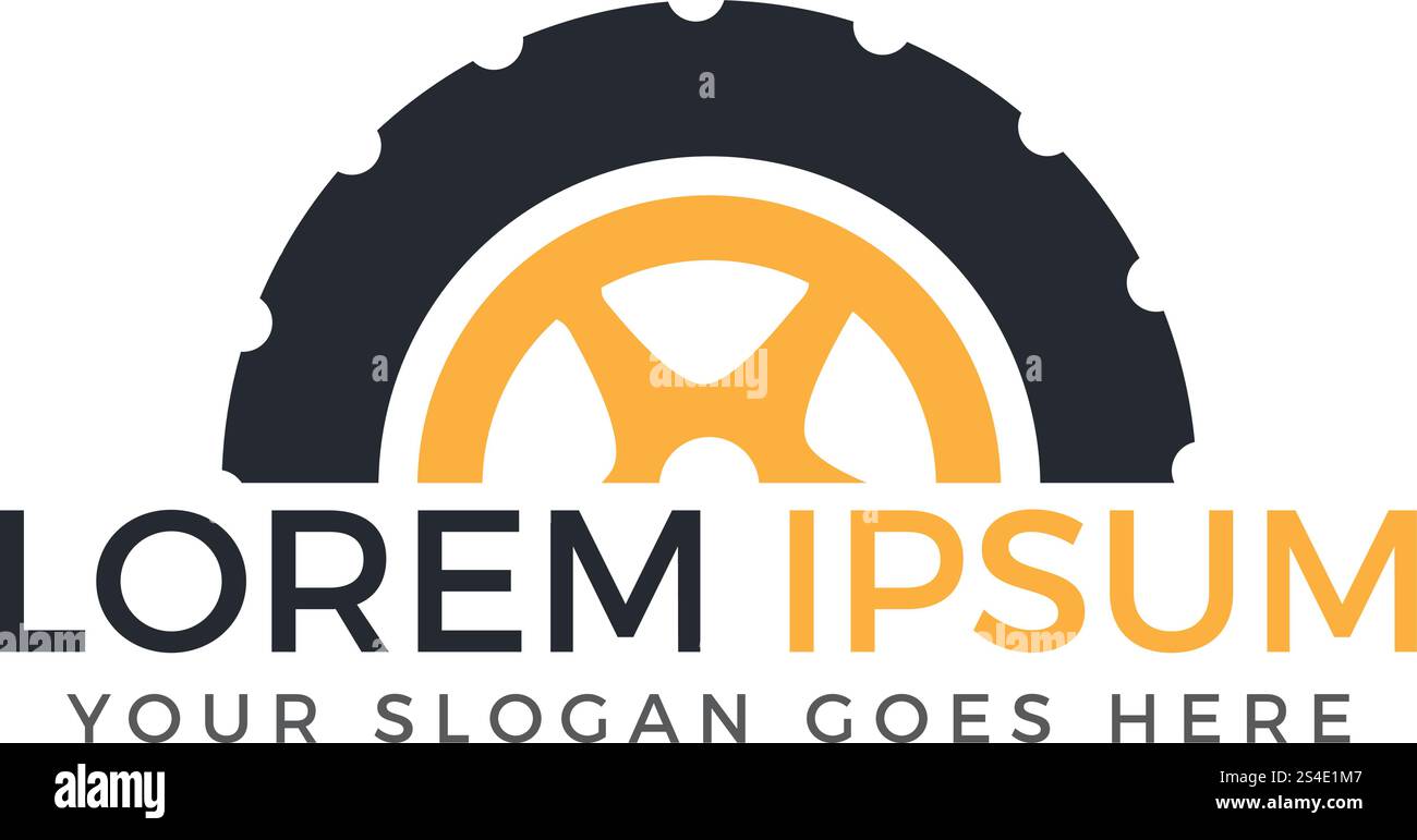 Tyre company or tyre shop vector logo design Stock Vector Image & Art ...