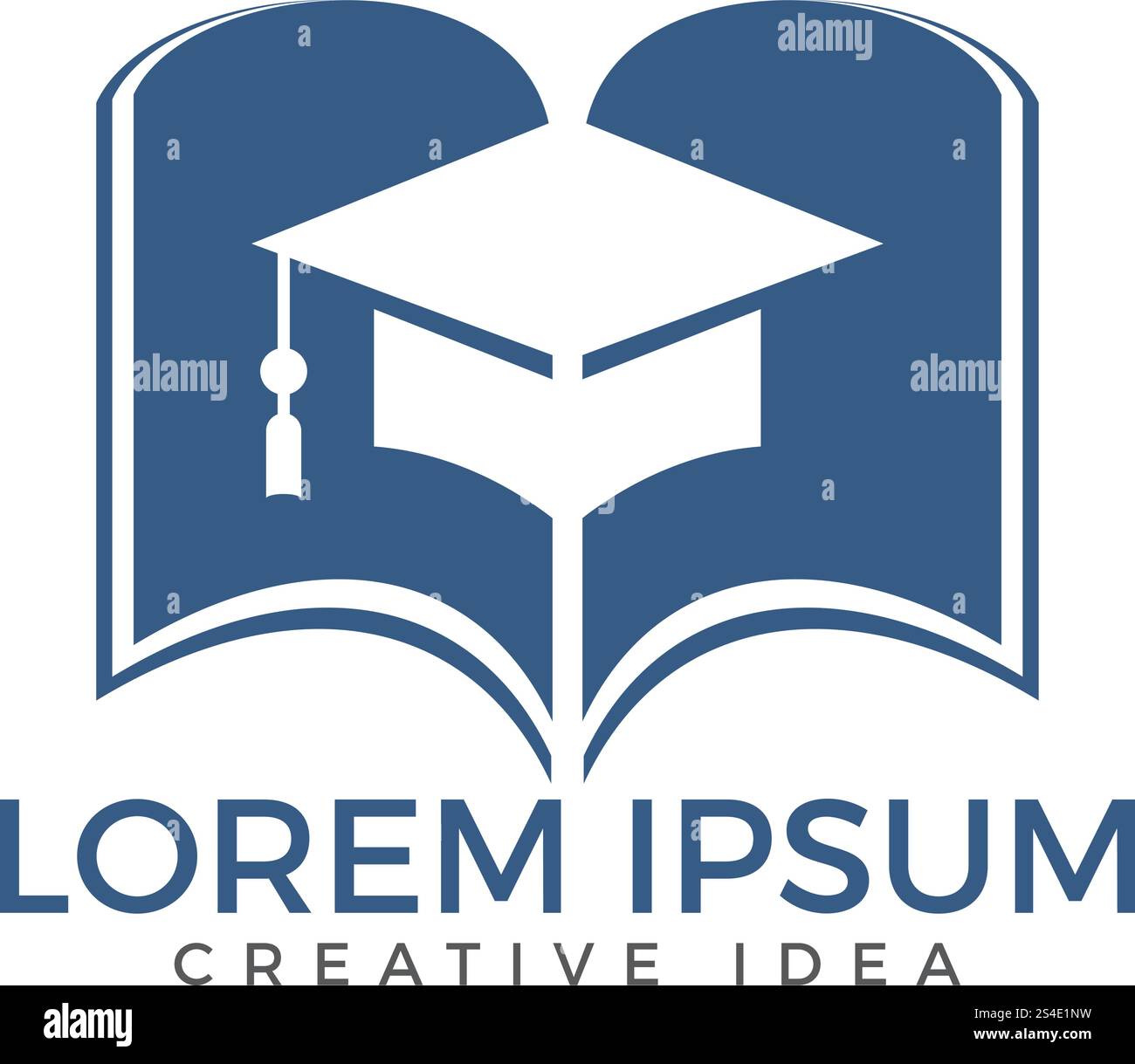 Book and student cap logo design. Education logo sign Stock Vector ...