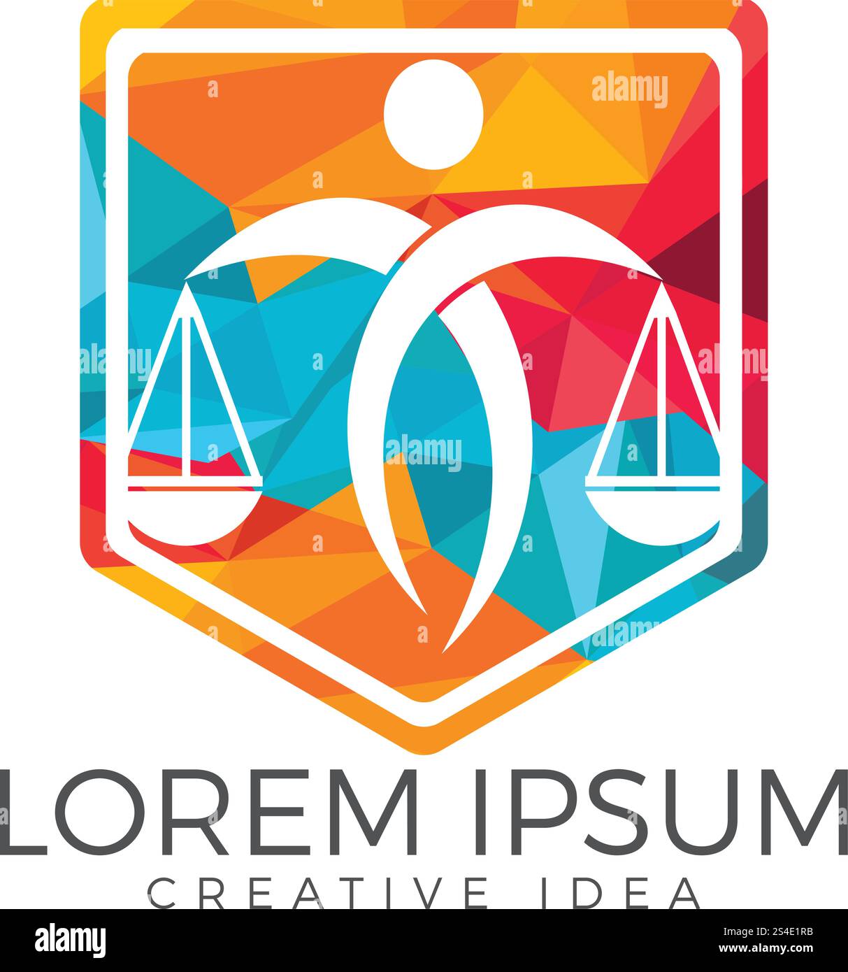 Man Holding Scales of Justice Logo. Law and Attorney Logo Design Stock ...