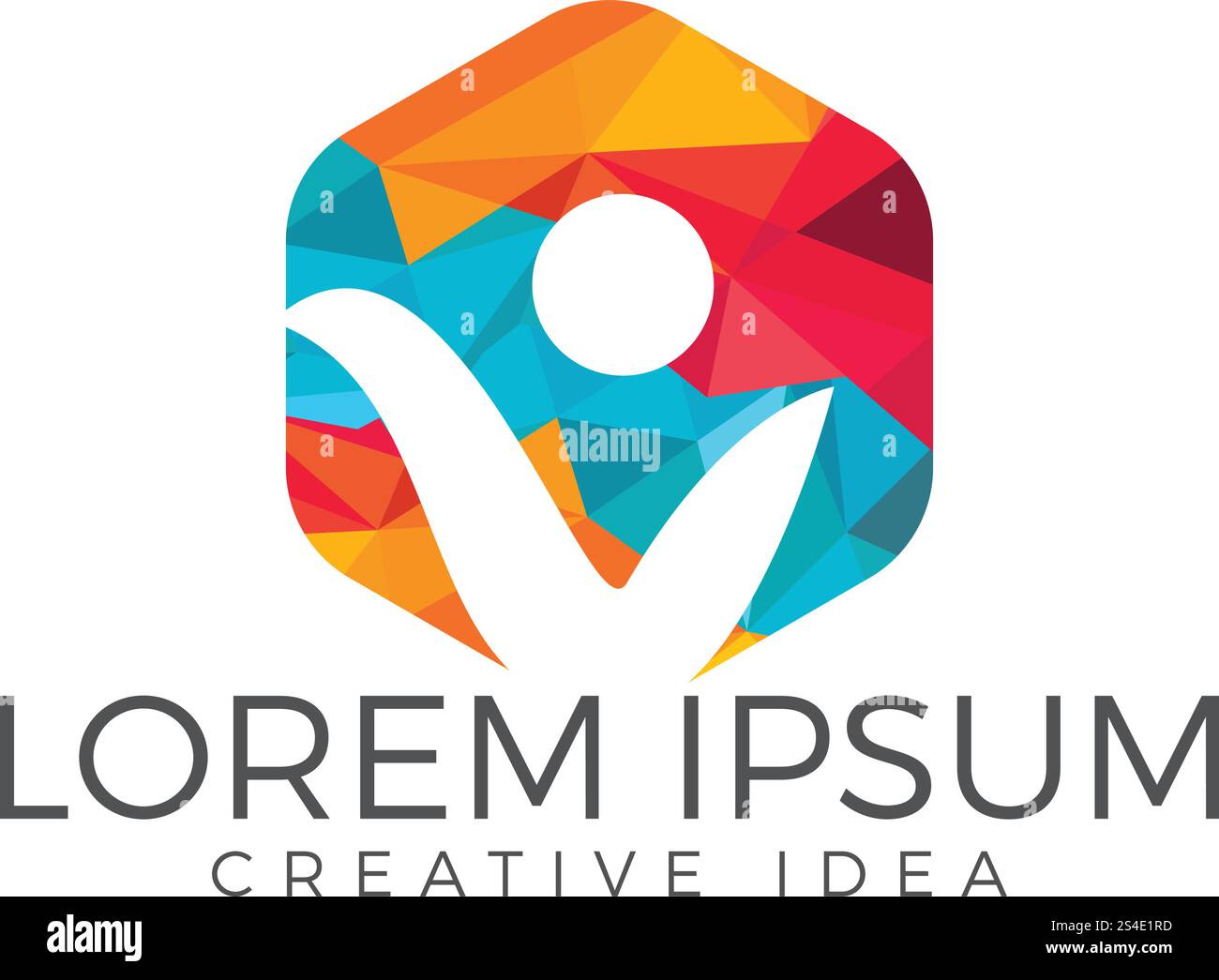 Happy Human logo design. Human Care logo Stock Vector Image & Art - Alamy