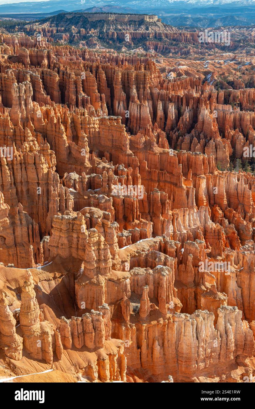 Hoodoos, thin pillars of sandstone and fine sedimentary rocks formed by ...