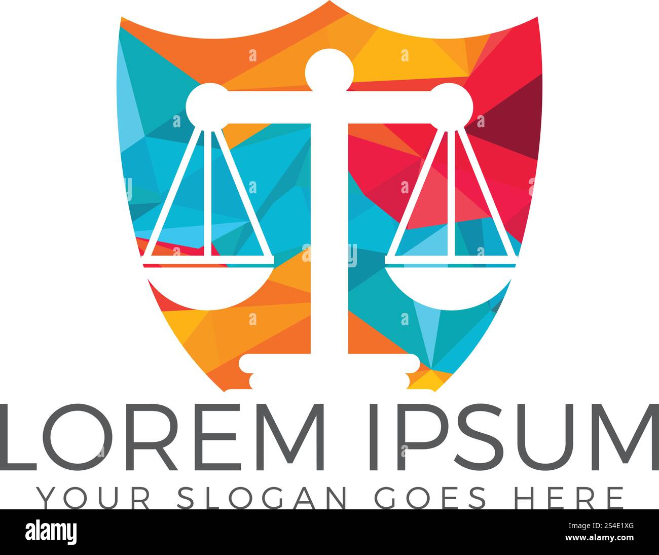 Law Firm Logo Design Stock Vector Image & Art - Alamy