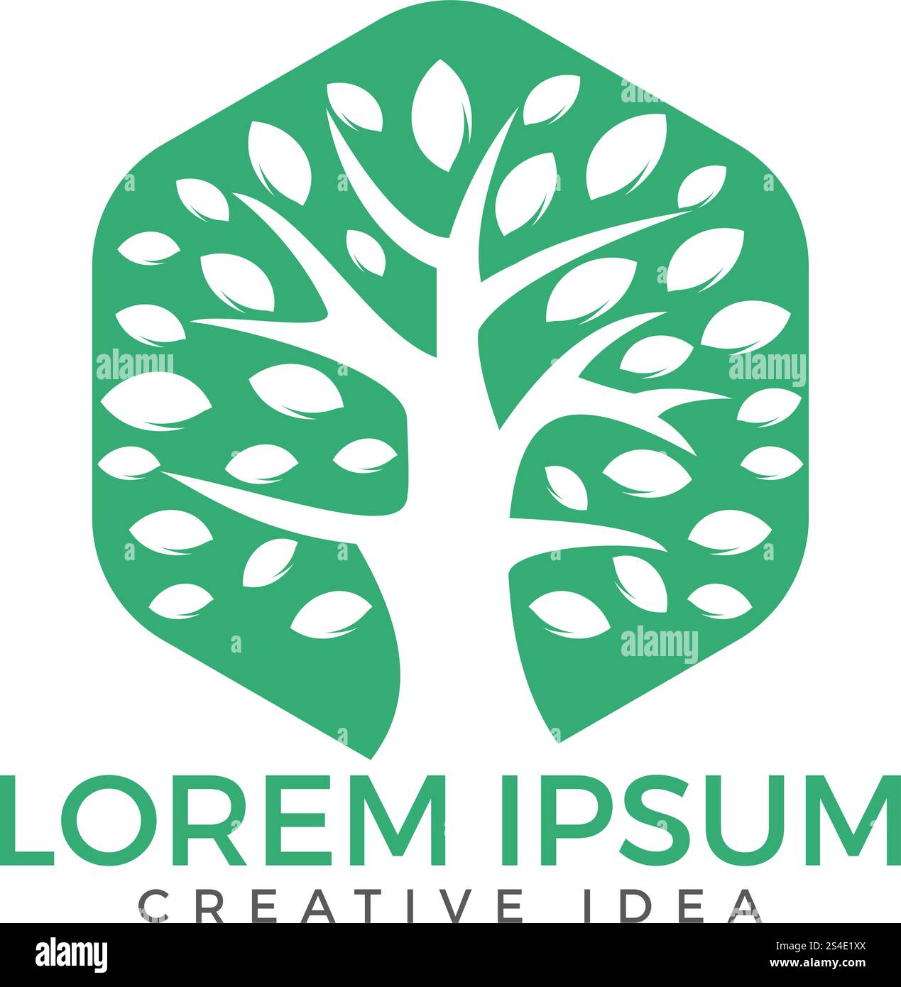 Creative and unique tree logo vector Stock Vector Image & Art - Alamy