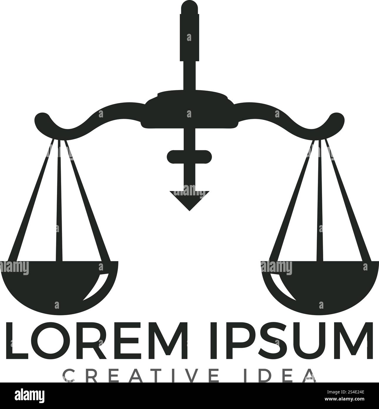 Law and Attorney Logo Design Stock Vector Image & Art - Alamy