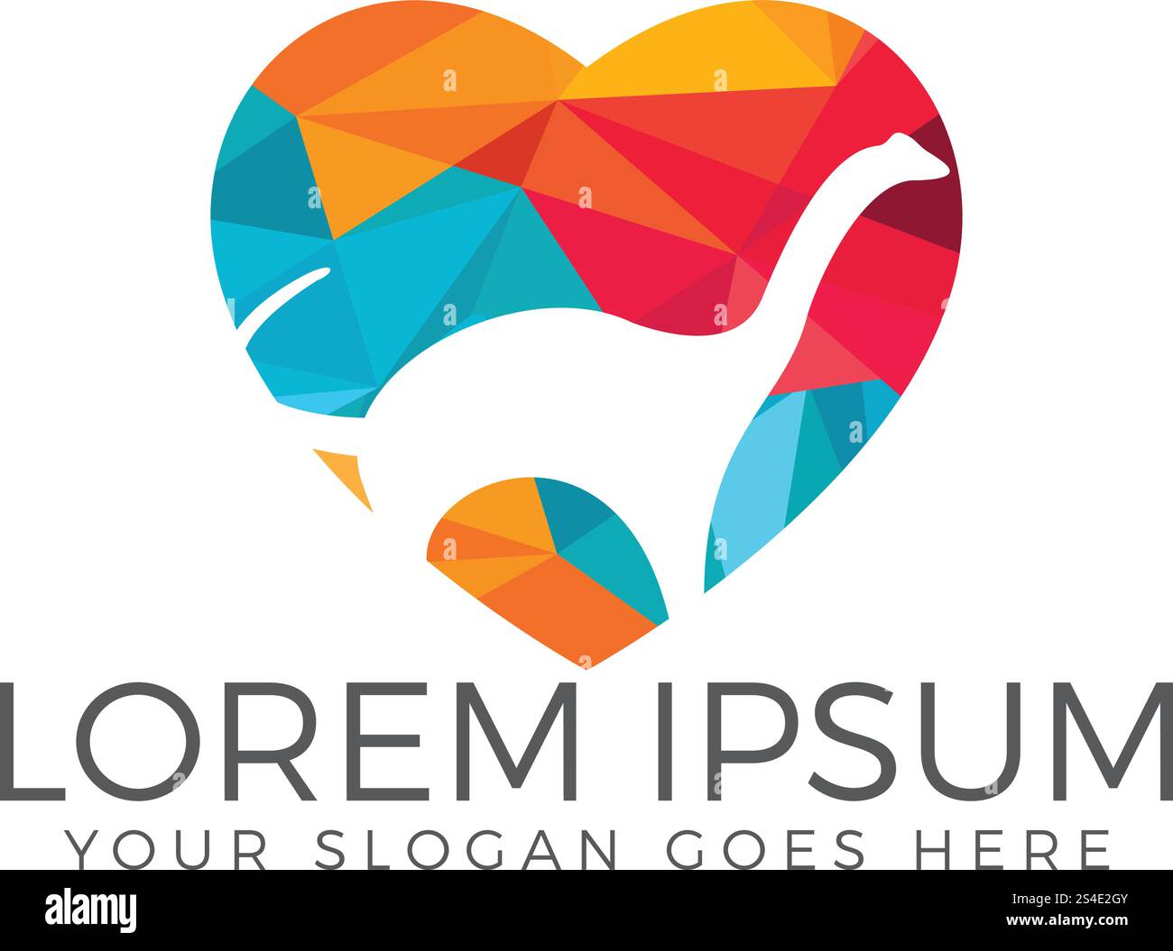 Dinosaur logo design. Creative logo design Stock Vector Image & Art - Alamy