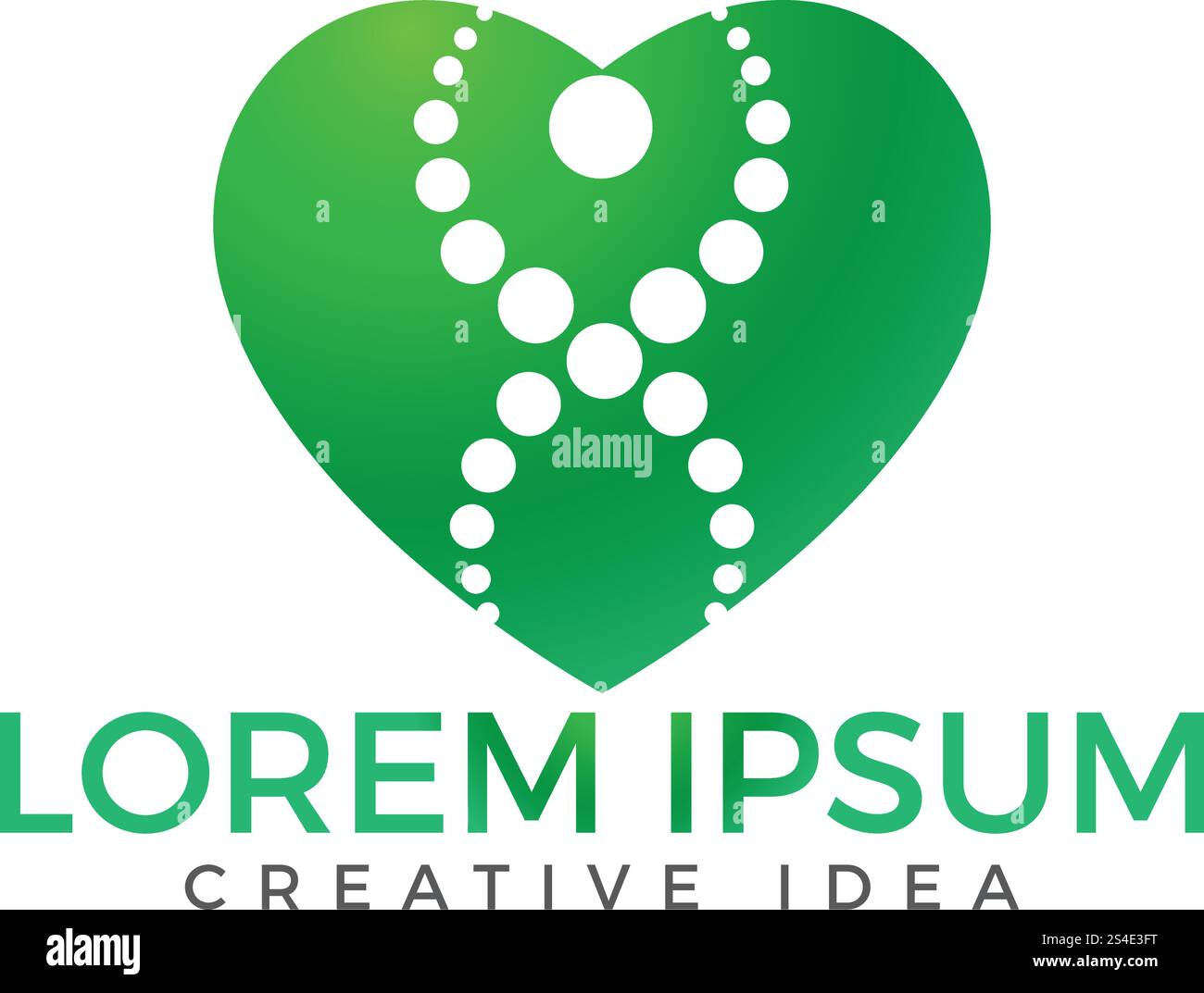 Human DNA and genetic logo design. Health and care logo. Heart shape ...