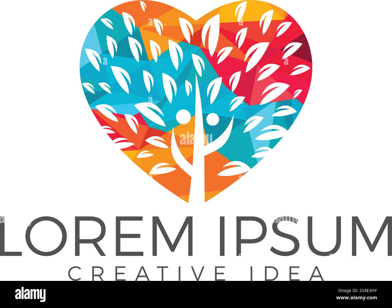 Human health logo design. Fitness and Wellness logo Stock Vector Image ...