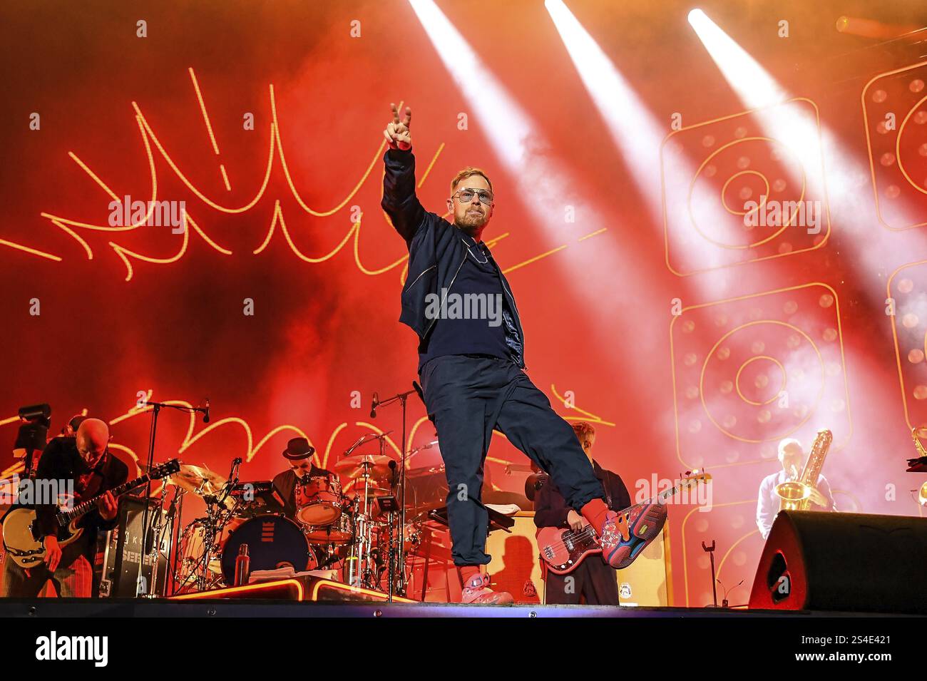 The band SEEED (Peter Fox) will be on stage at the Lollapalooza ...