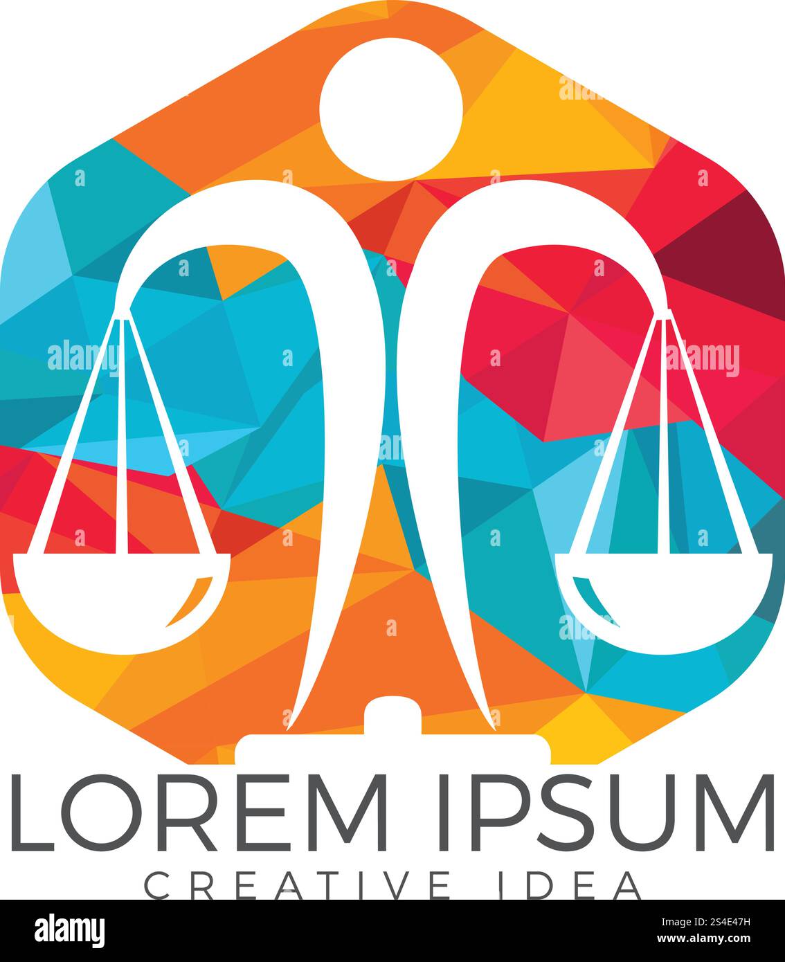 Man Holding Scales of Justice Logo. Law and Attorney Logo Design Stock ...