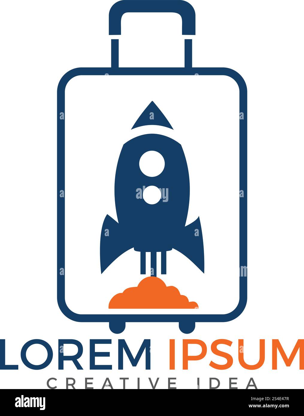 Rocket suitcase tour of travel logo design. travel and tour, suitcase ...