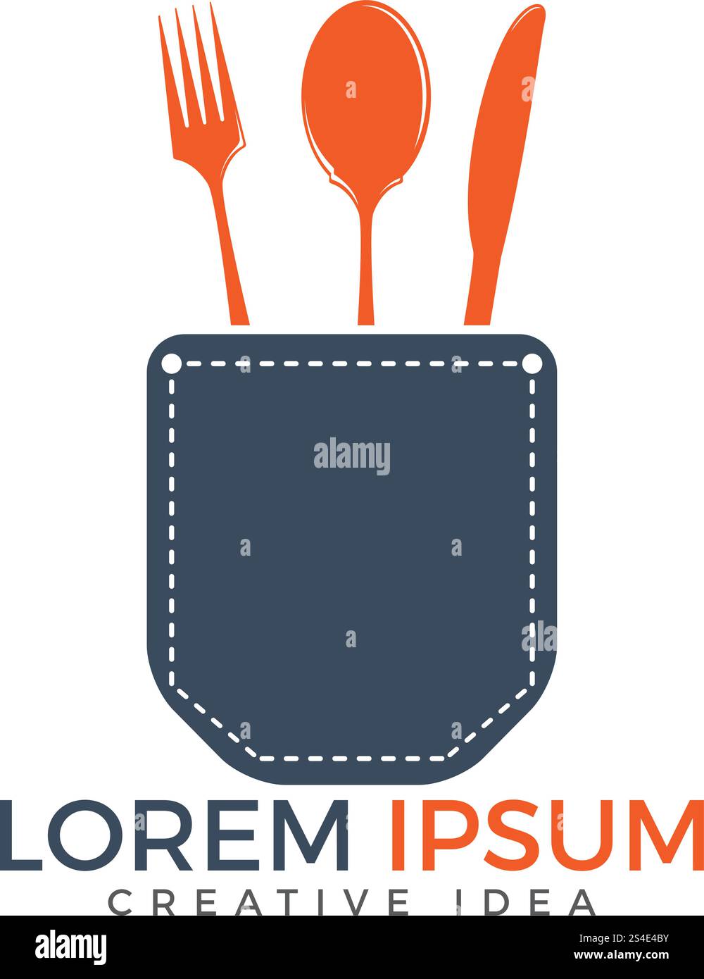 Pocket Food Logo Design Stock Vector Image & Art - Alamy