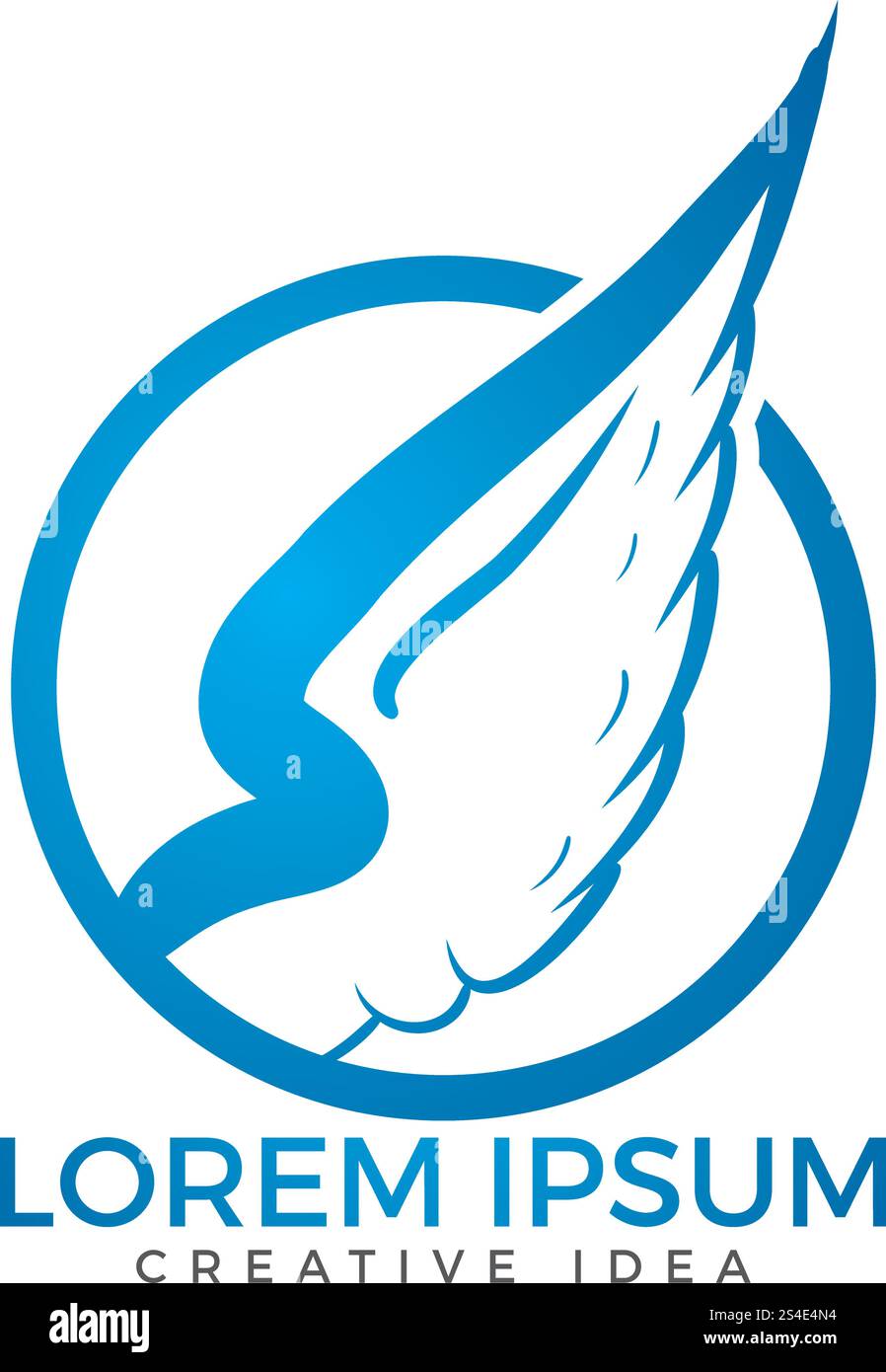 Wings Logo Design. Creative Wings Logo Vector Stock Vector Image & Art ...