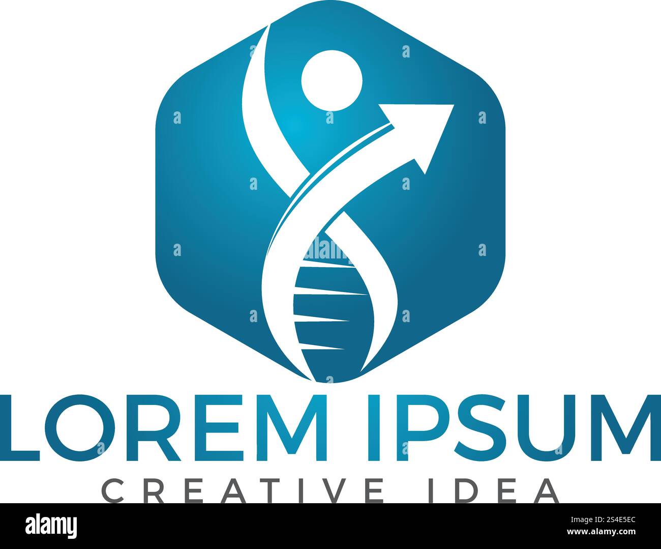 Human nature DNA and genetic logo design Stock Vector Image & Art - Alamy