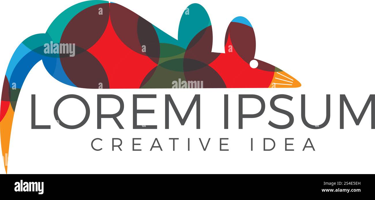 Rat Logo design Stock Vector Image & Art - Alamy