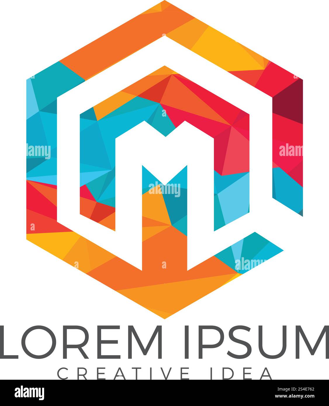 Abstract letter M vector logo concept Stock Vector Image & Art - Alamy