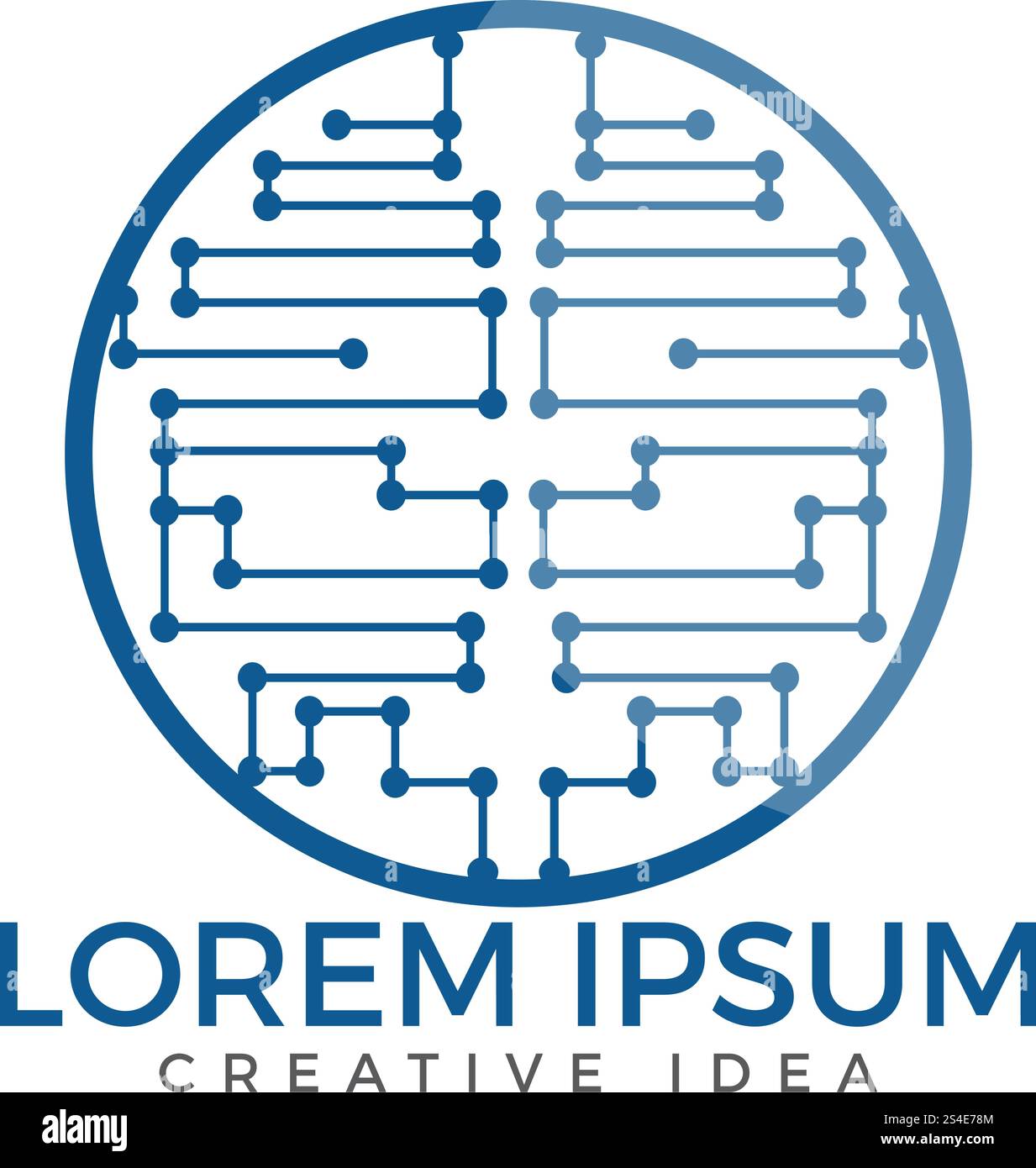 Abstract data sharing network logo design. Technology, computer, data ...