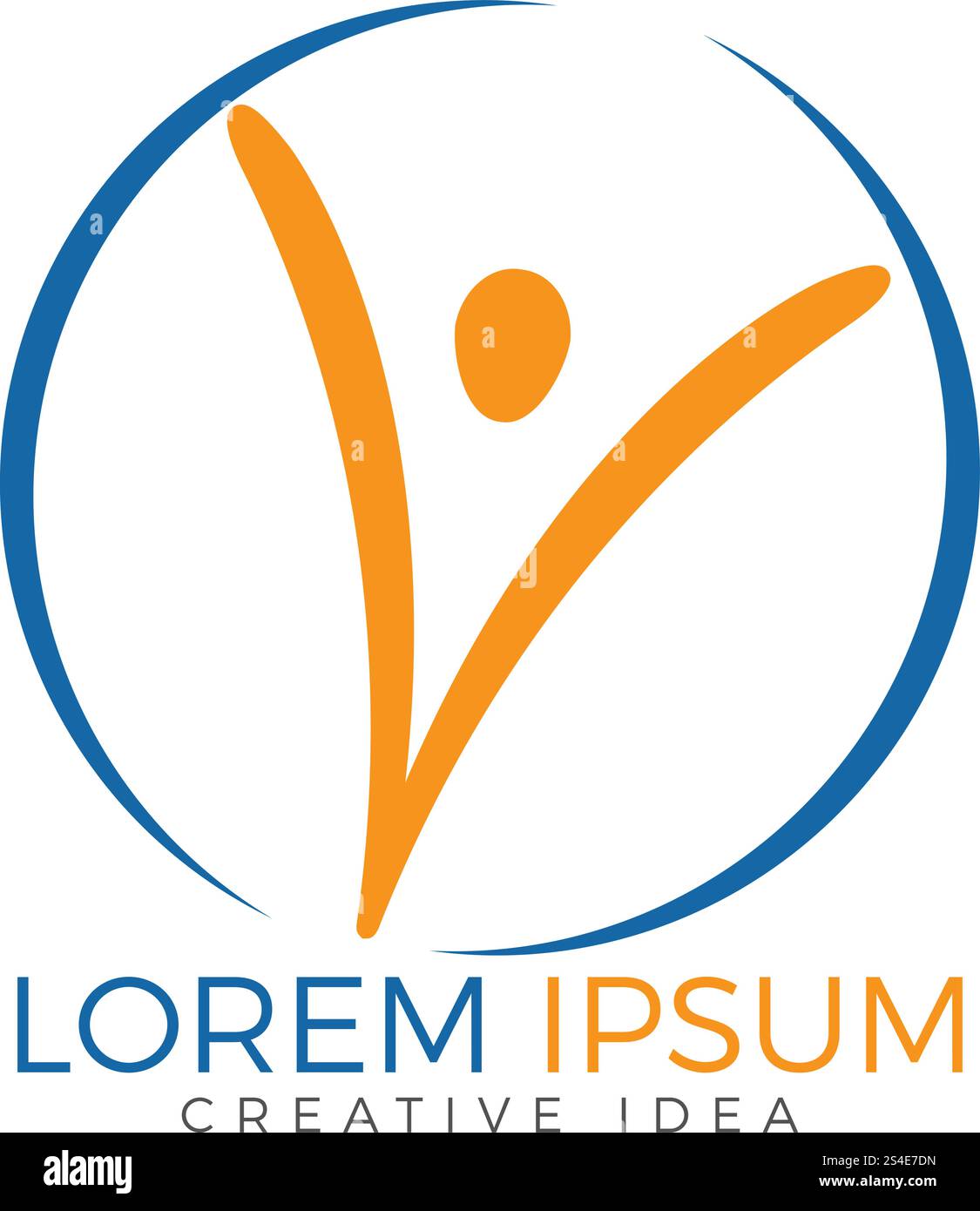 Happy Human logo design. Sport fitness business corporate logo design. Health and fitness sign ...