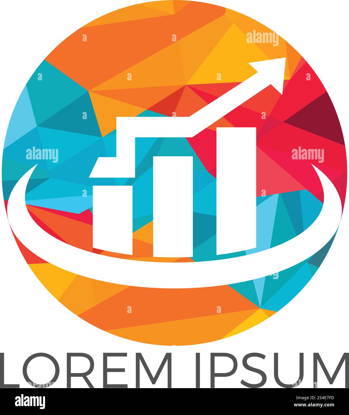 Business abstract logo design. Business finance design concept template ...