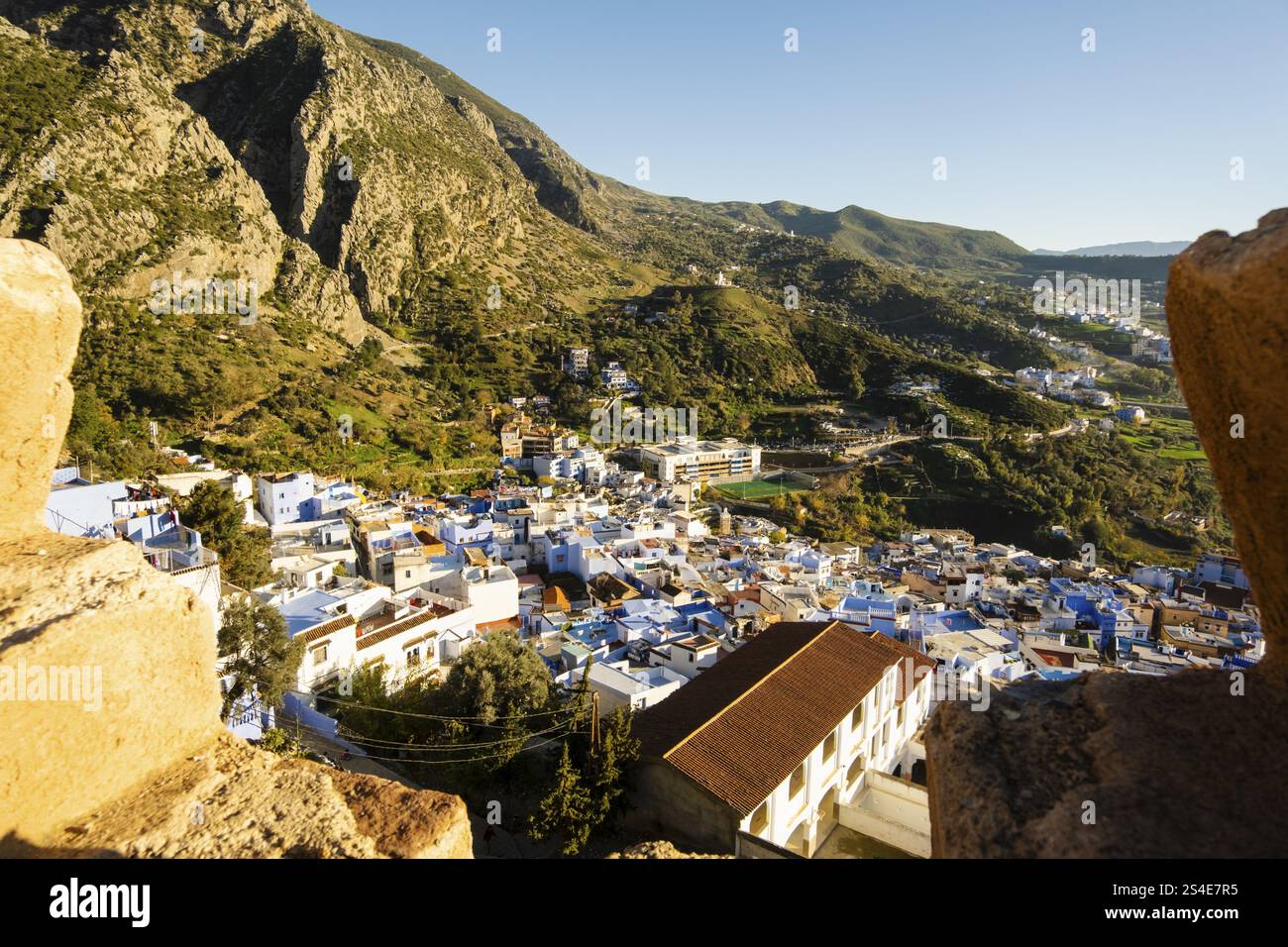 Aerial View of Chefchaouen in Morocco Stock Photo - Alamy