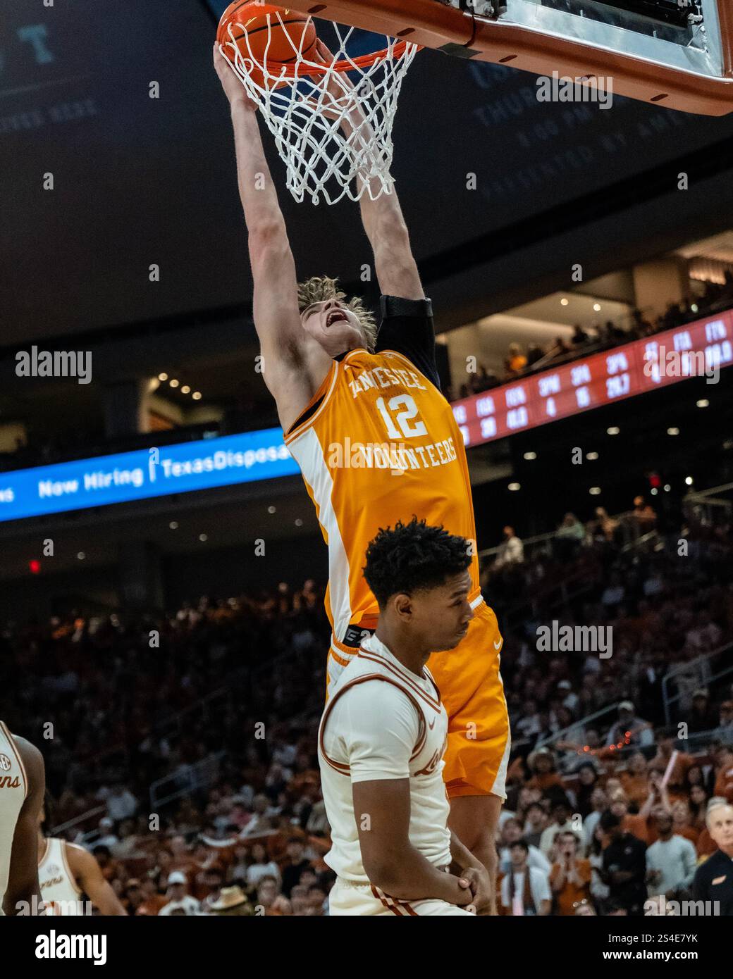 Texas, USA. 11th Jan, 2025. Cade Phillips (12) of the Tennessee ...