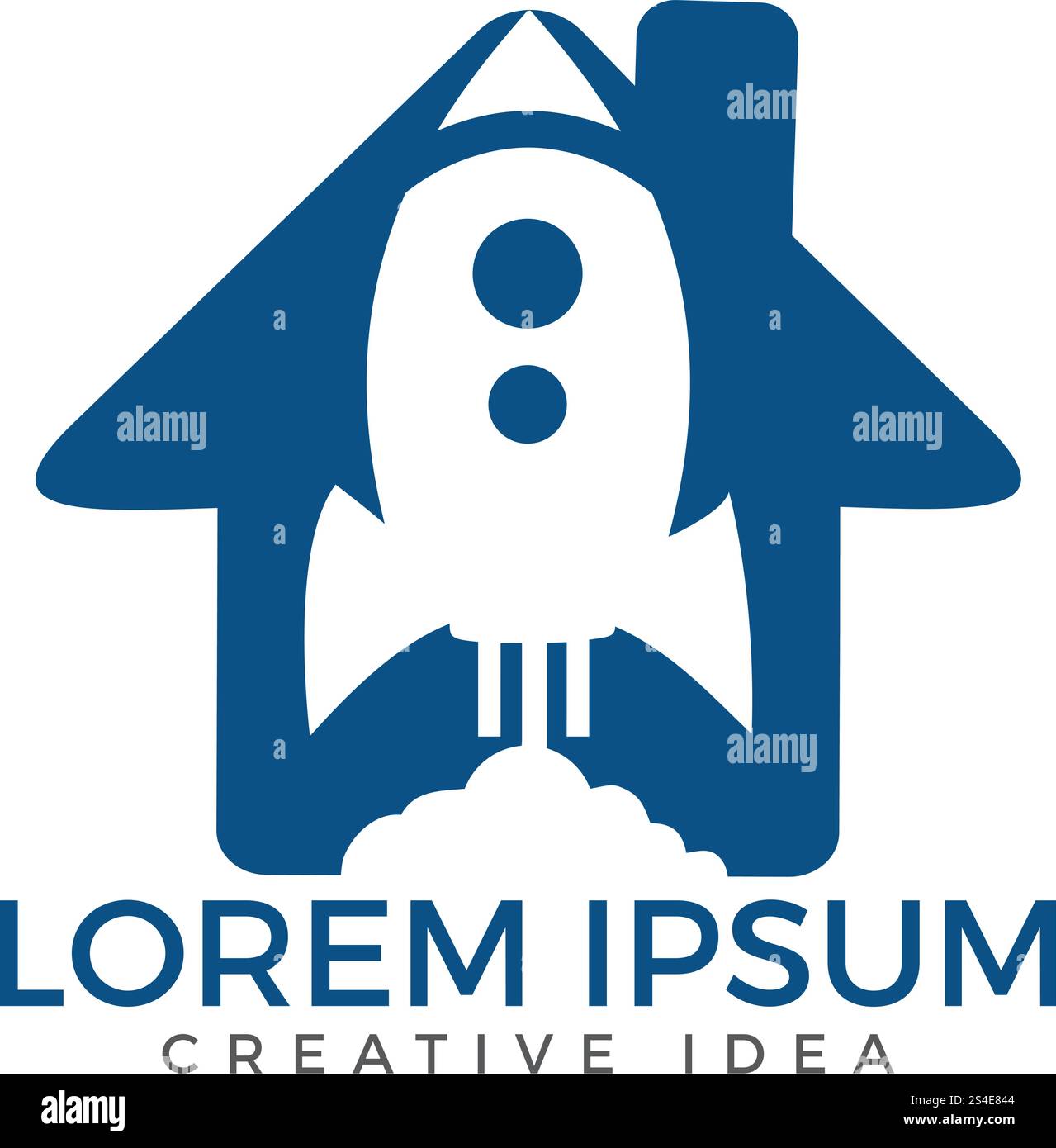 Rocket House Logo,Rocket Logo Vector Logo Template Stock Vector Image ...