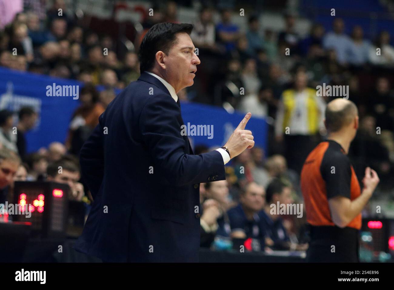 Saint Petersburg, Russia. 11th Jan, 2025. Xavier Pascual, known as Xavi ...