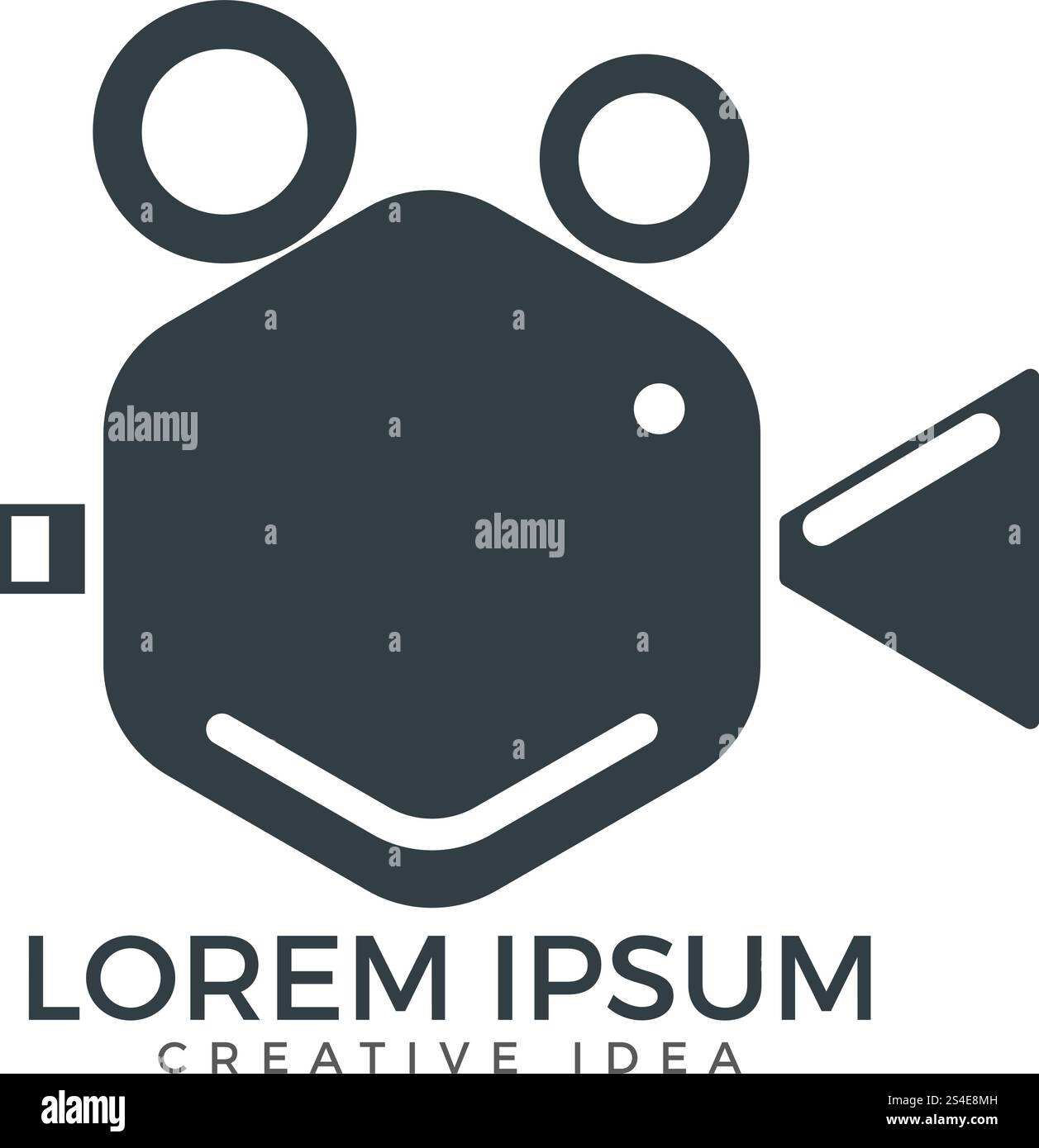 Movie video symbols logo and icons template Stock Vector Image & Art ...