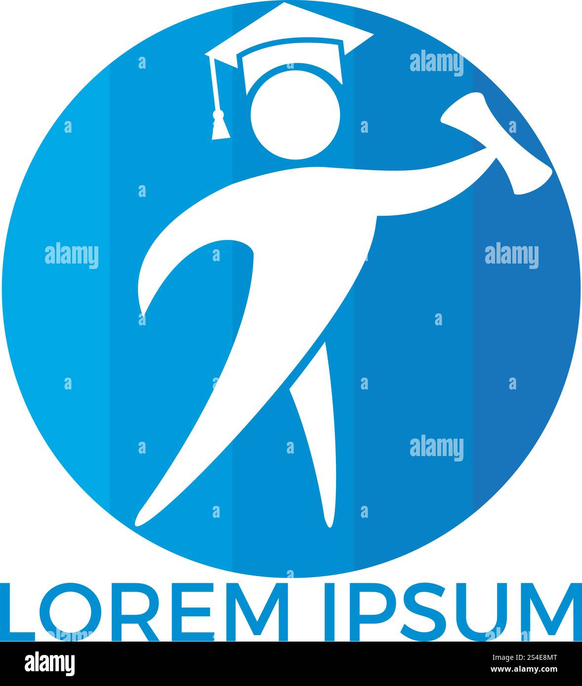 Student logo design. Education logotype Stock Vector Image & Art - Alamy