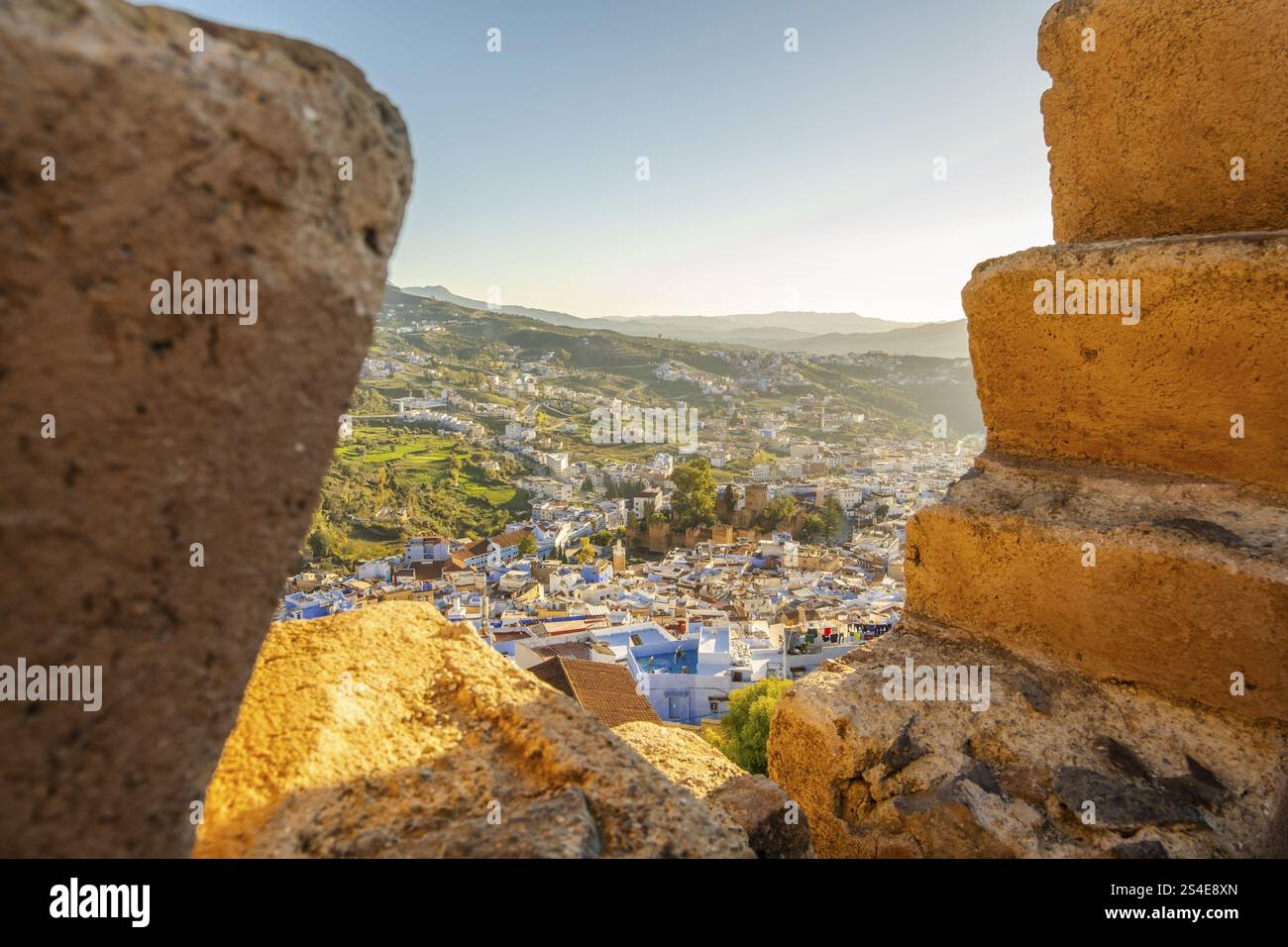 Aerial View of Chefchaouen in Morocco Stock Photo - Alamy