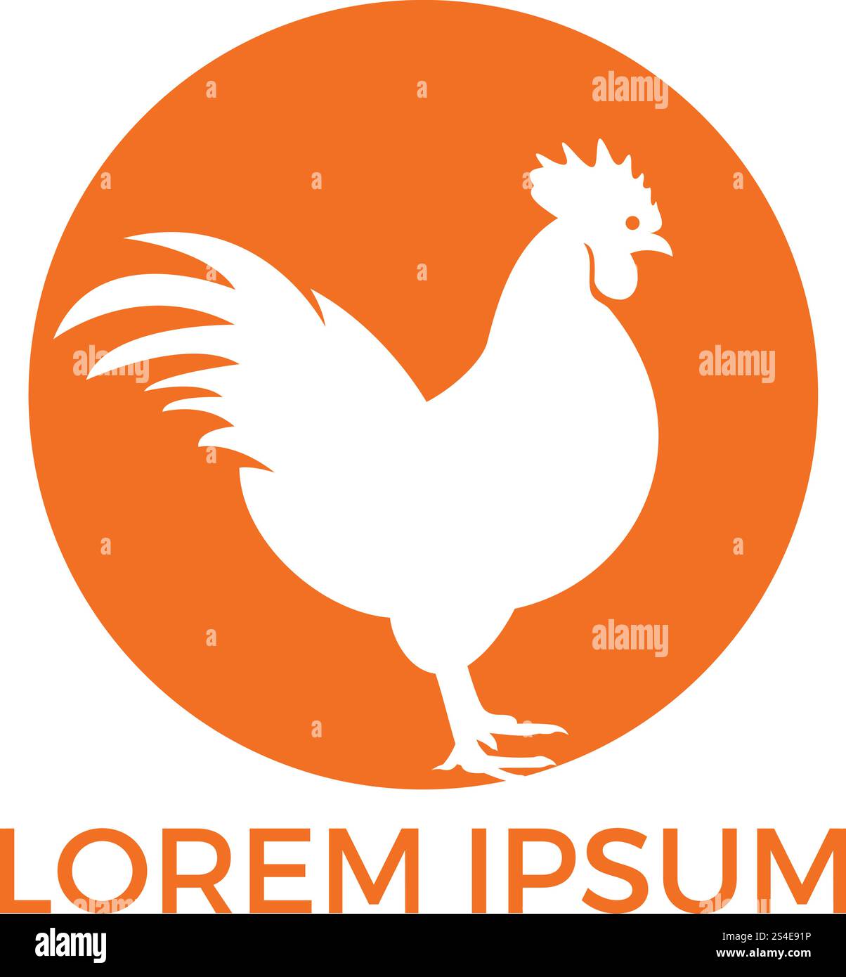 Rooster vector logo design Stock Vector Image & Art - Alamy