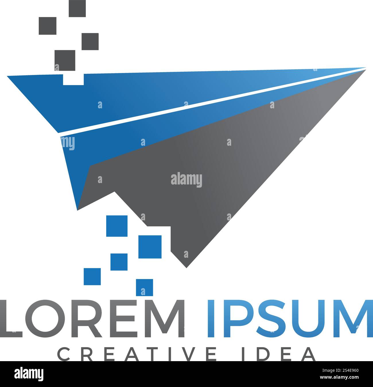 Paper plane logo design. Concept of tour, delivery, delivering messages ...