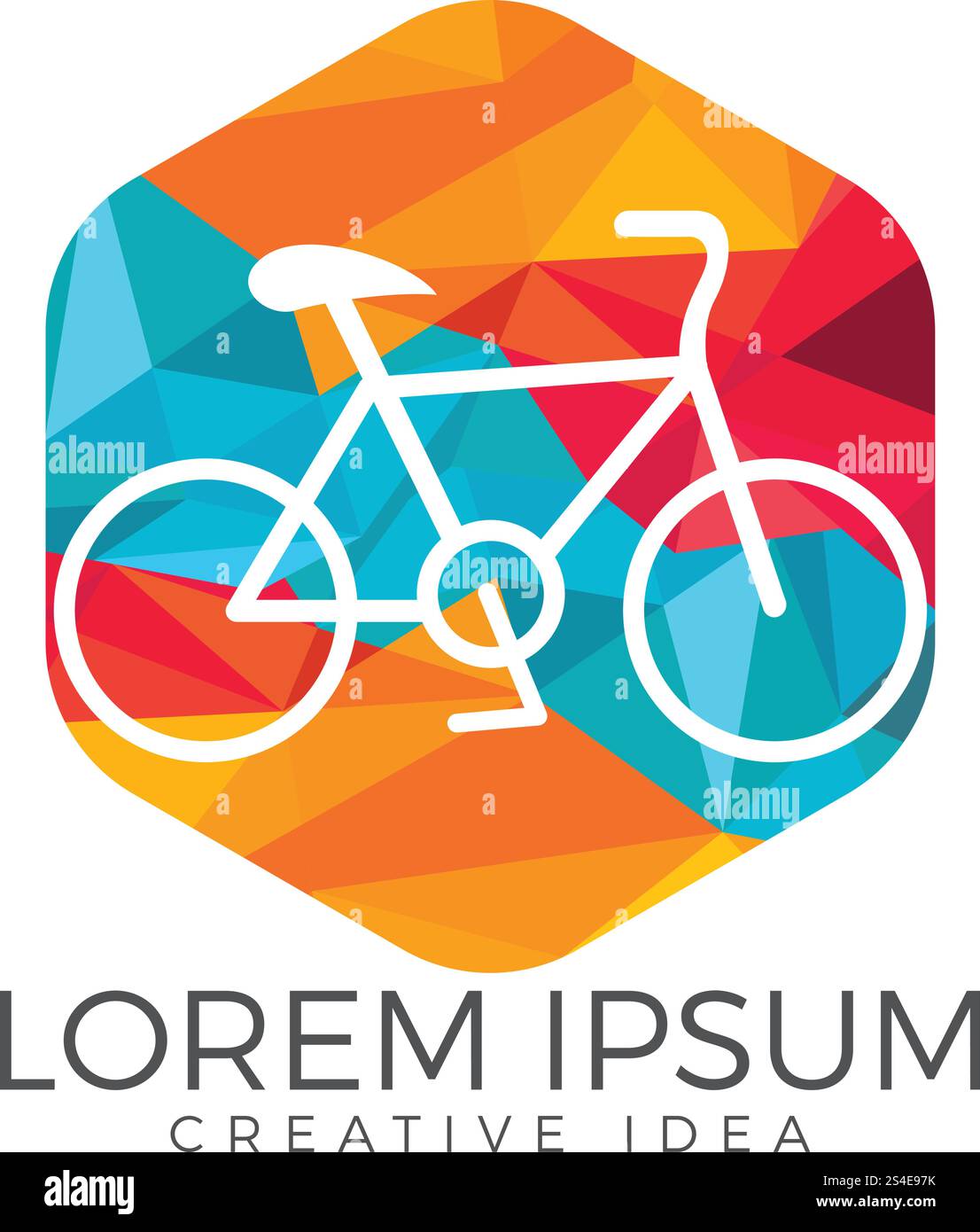 Bicycle Logo Design. Cycle Sport Identity Stock Vector Image & Art - Alamy