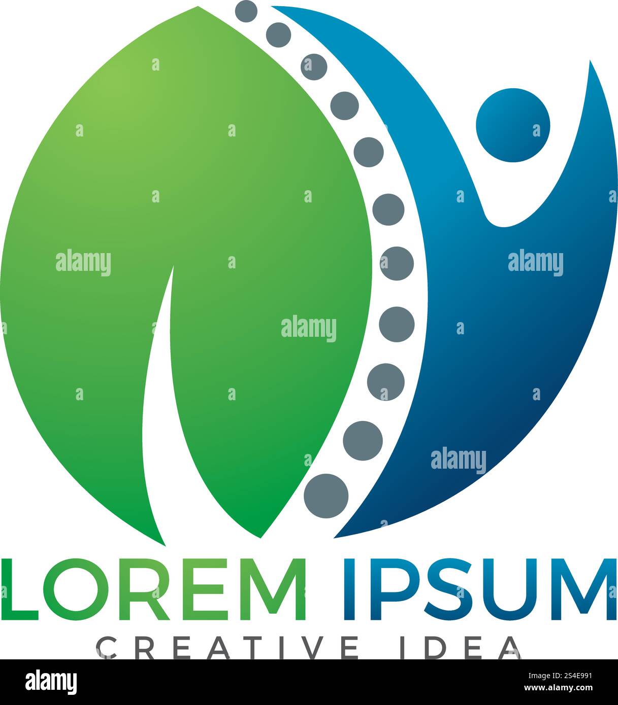 Happy human health and medical logo. Human character health care and ...